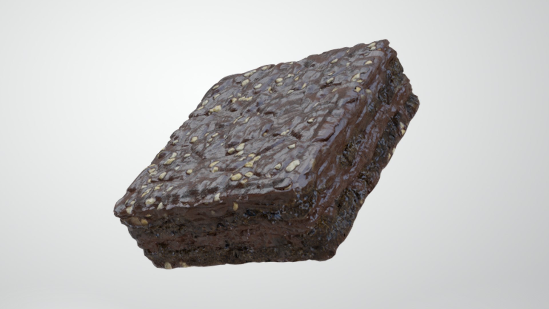 Brownie 3D Model - TurboSquid 1986343