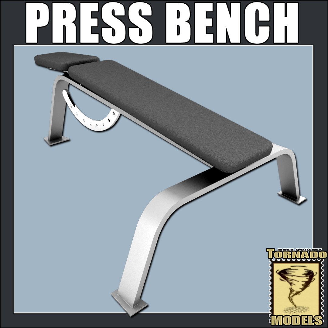 Bench Press 3d Model