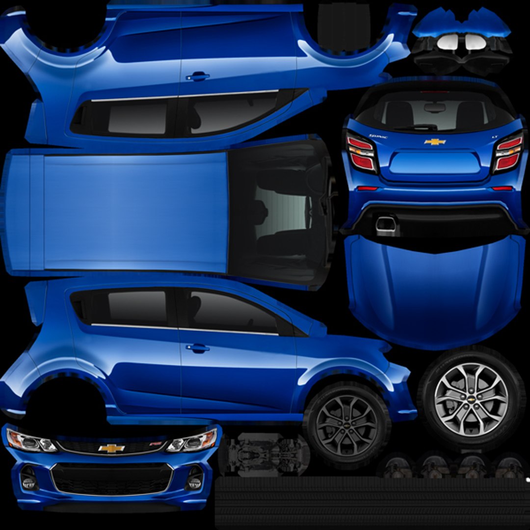 2017 Chevrolet Sonic Rs 3D Model - TurboSquid 1278112