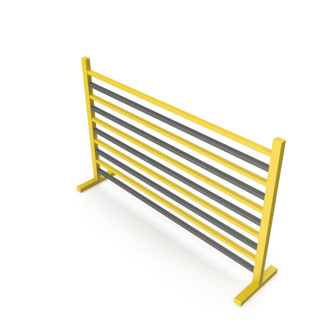 3D Model Metal Barrier - TurboSquid 1958826