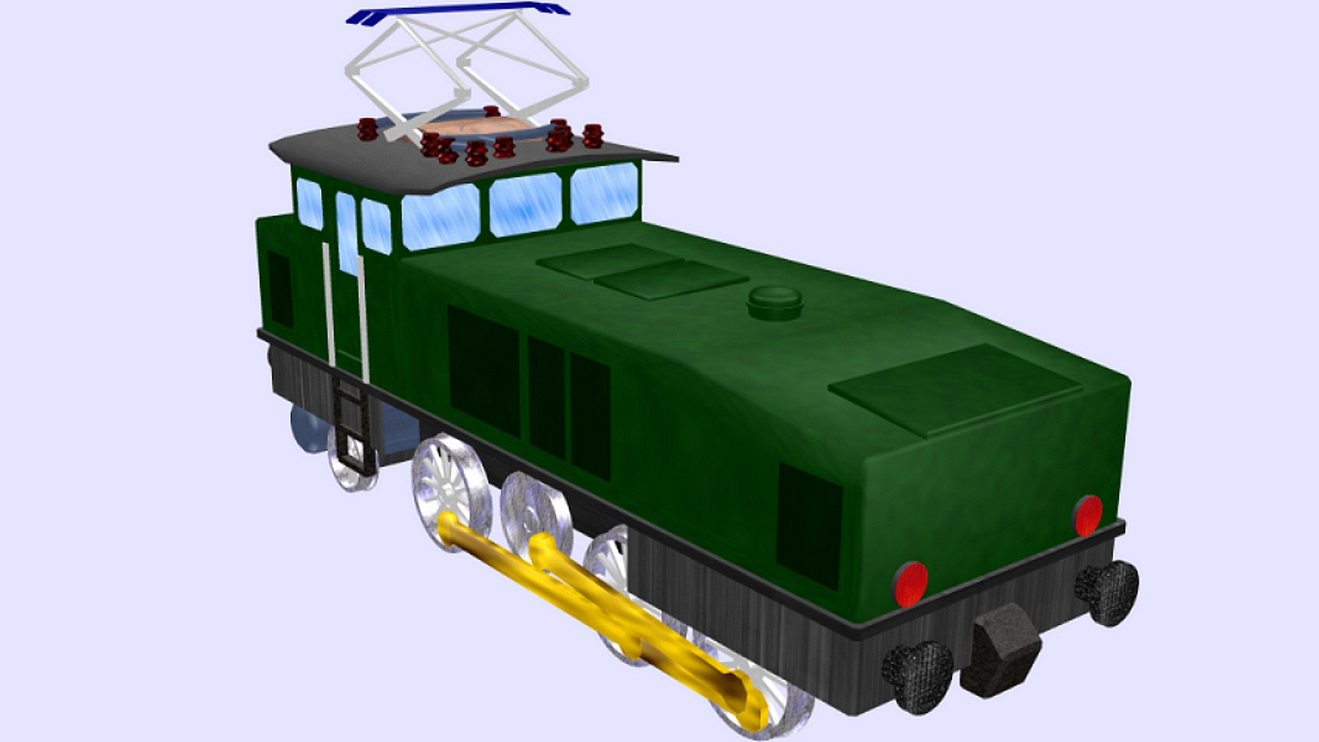 Electric Locomotive E60 3D - TurboSquid 1713652