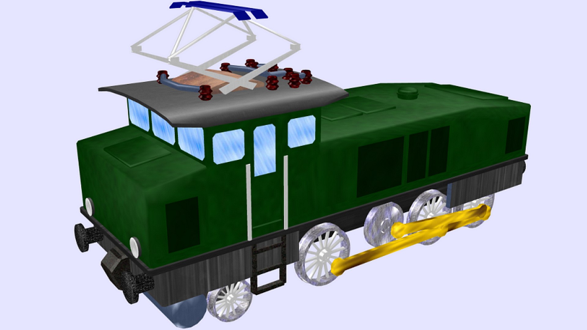 Electric Locomotive E60 3D - TurboSquid 1713652