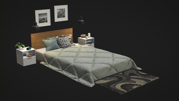 3D Bedroom Assets - TurboSquid 1878386