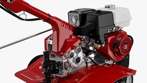 3D tiller gasoline engine - TurboSquid 1364405