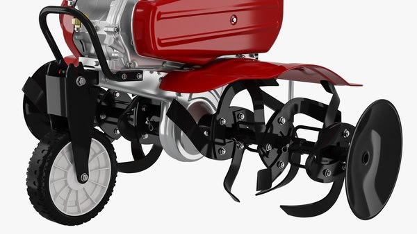 3D tiller gasoline engine - TurboSquid 1364405