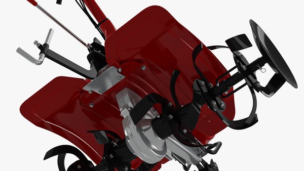 3D tiller gasoline engine - TurboSquid 1364405