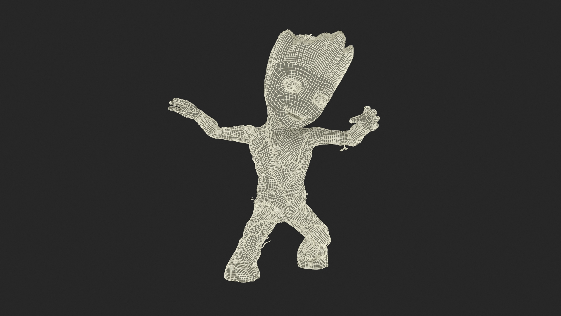 Little Groot Character Dancing Pose For 3D Print Model - TurboSquid 2286764