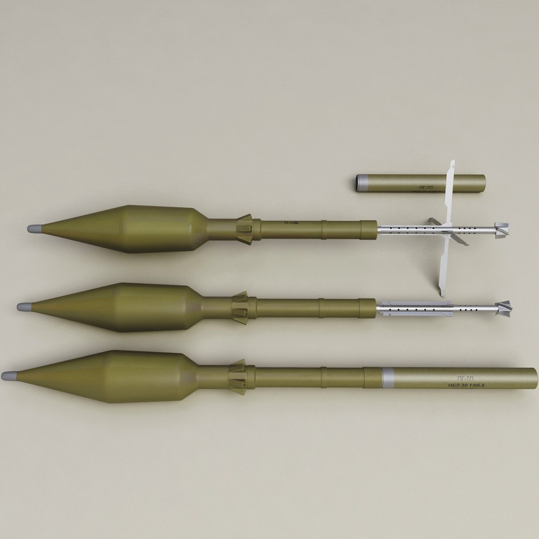 3d Max Rpg Grenade Pg-7vl
