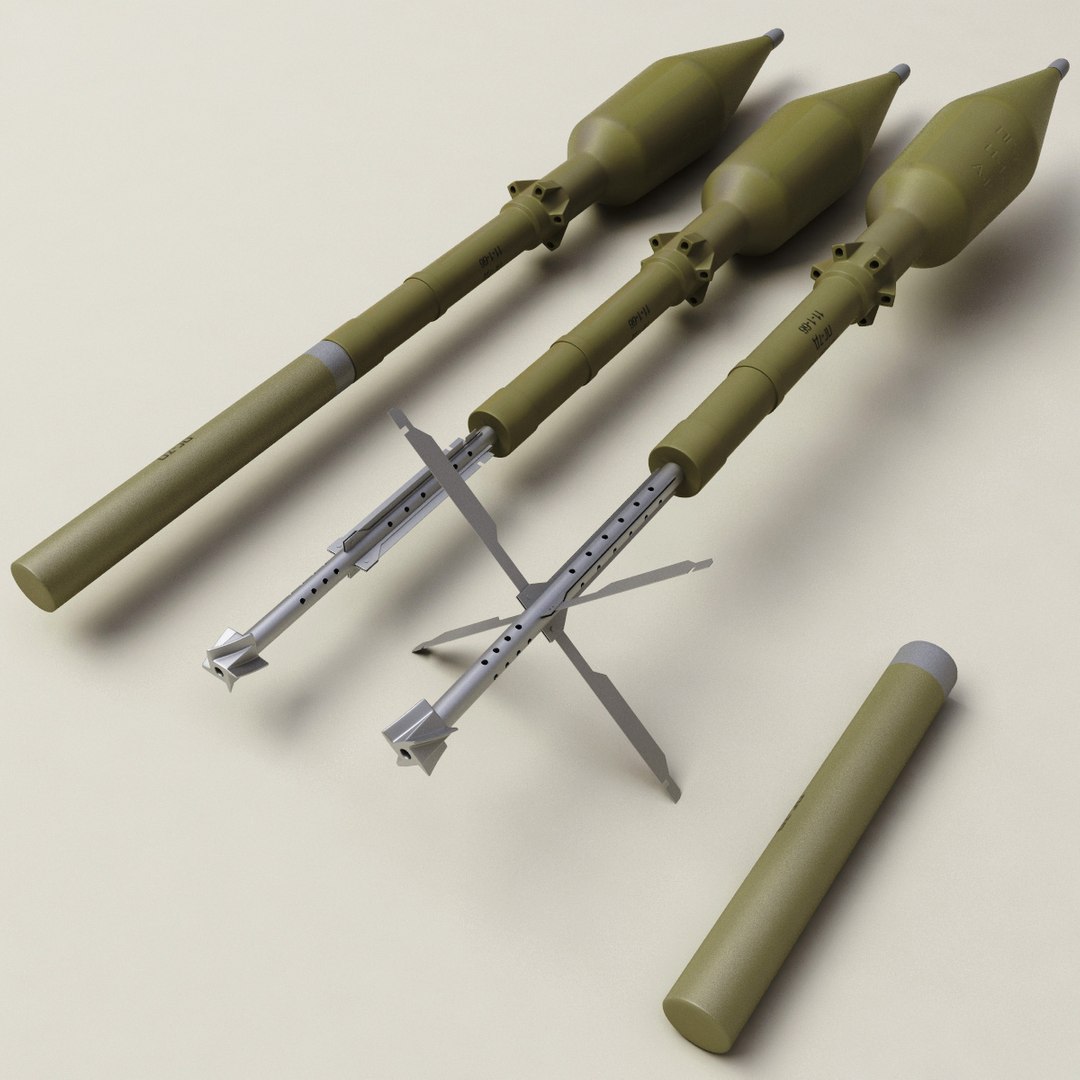 3d Max Rpg Grenade Pg-7vl