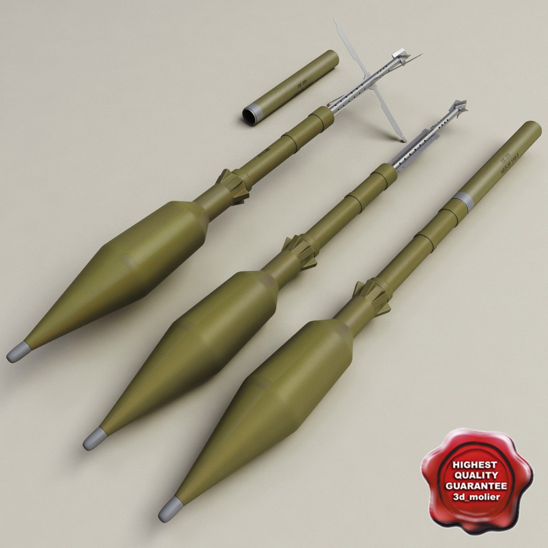 3d max rpg grenade pg-7vl