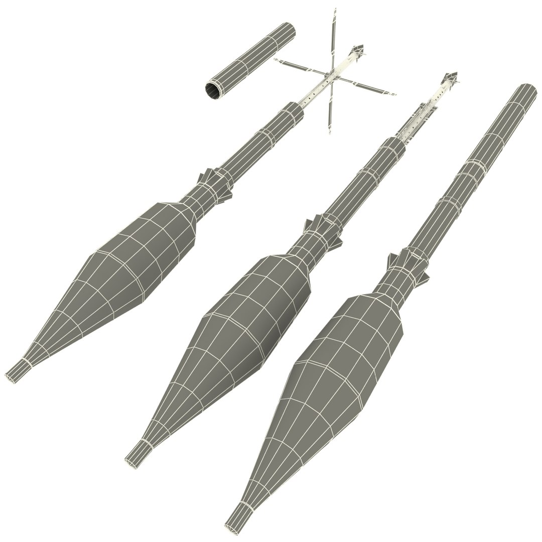 3d max rpg grenade pg-7vl