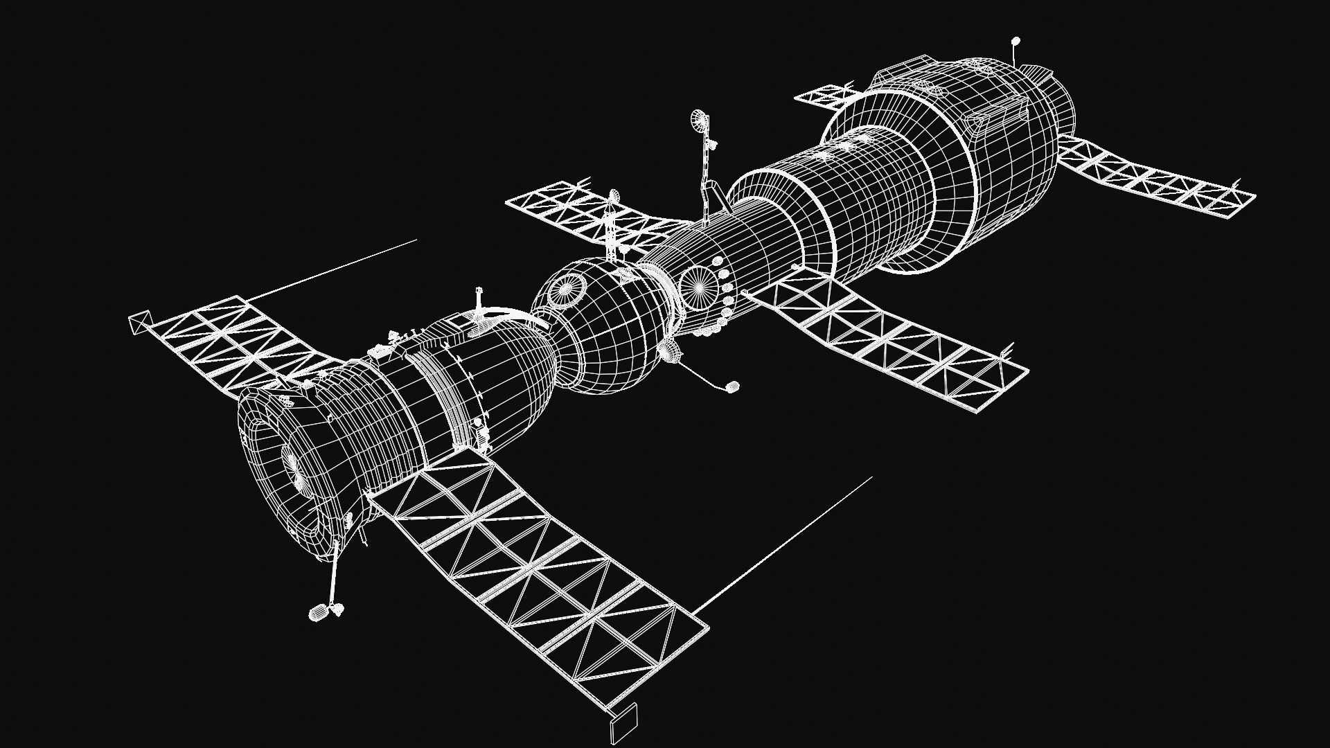 Soyuz 1 Salyut Spacecraft Max