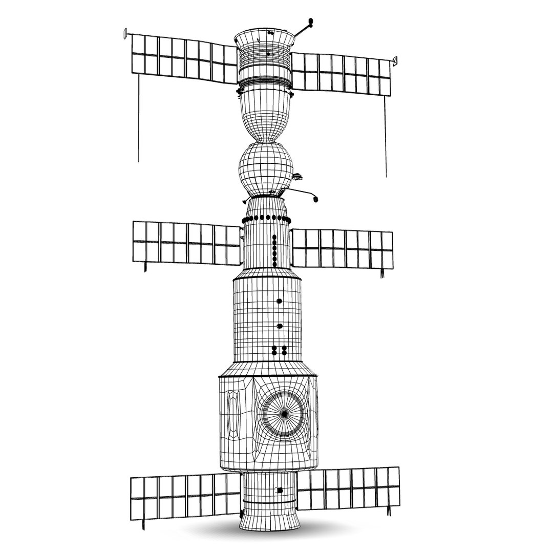 Soyuz 1 Salyut Spacecraft Max