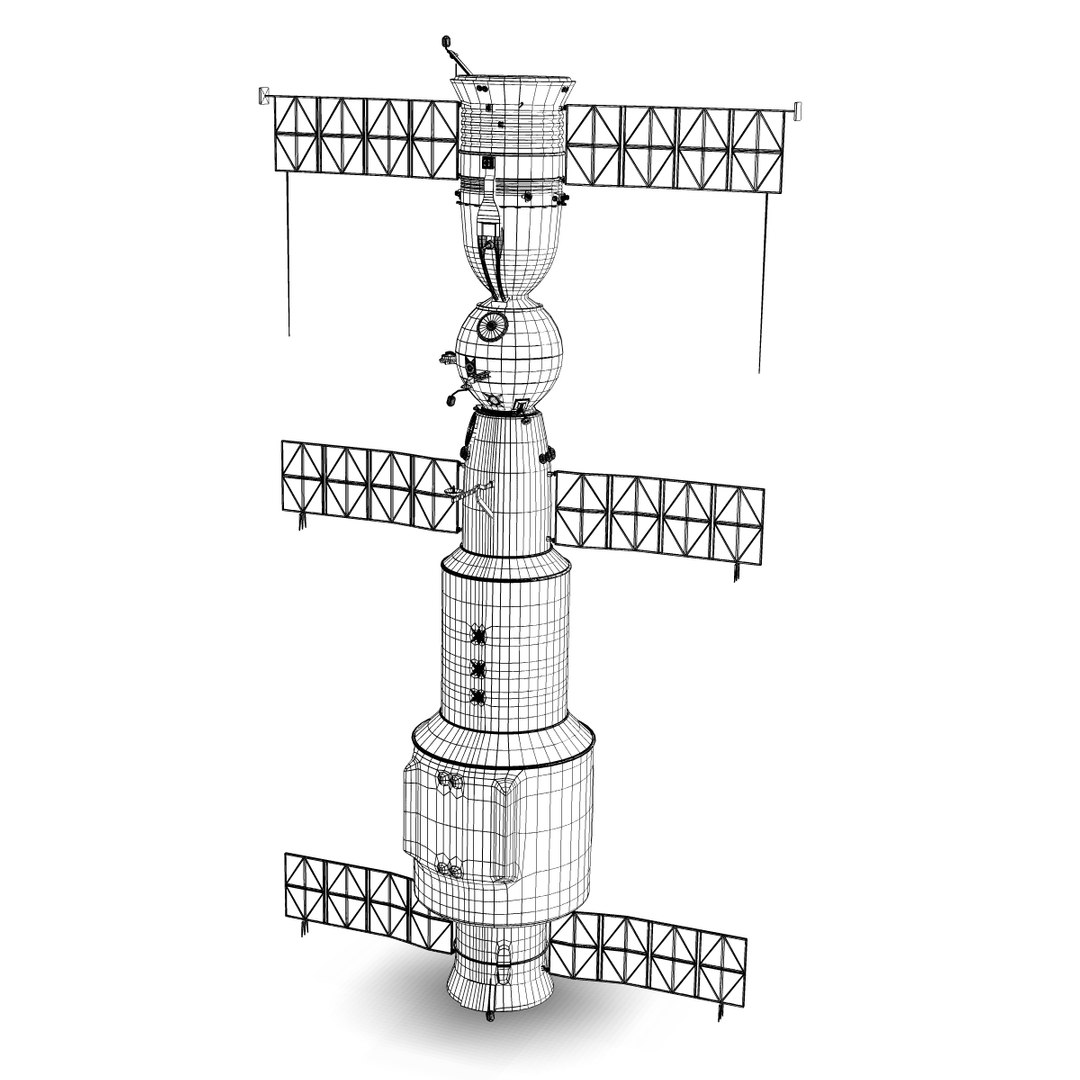 Soyuz 1 Salyut Spacecraft Max