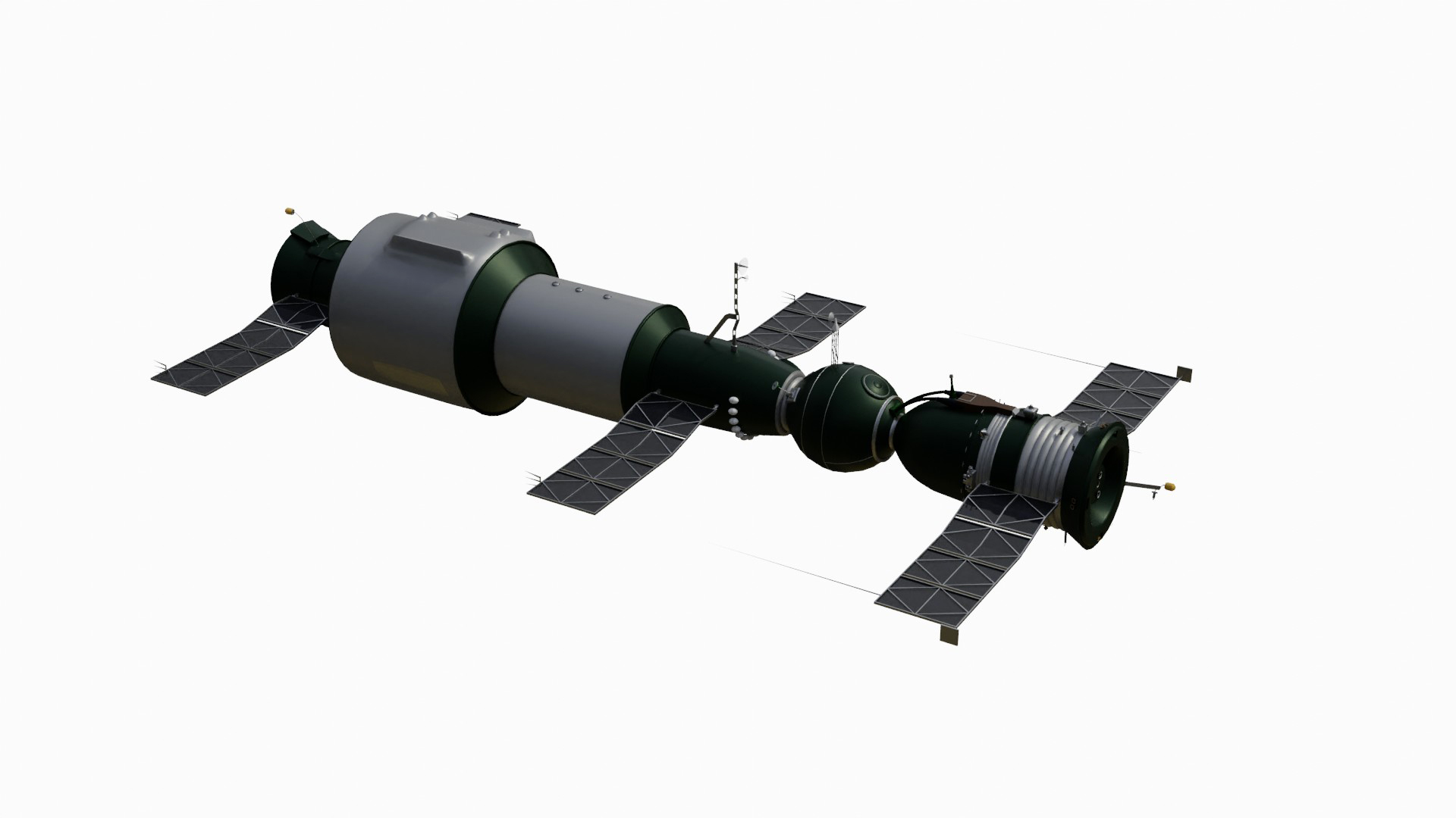Soyuz 1 Salyut Spacecraft Max