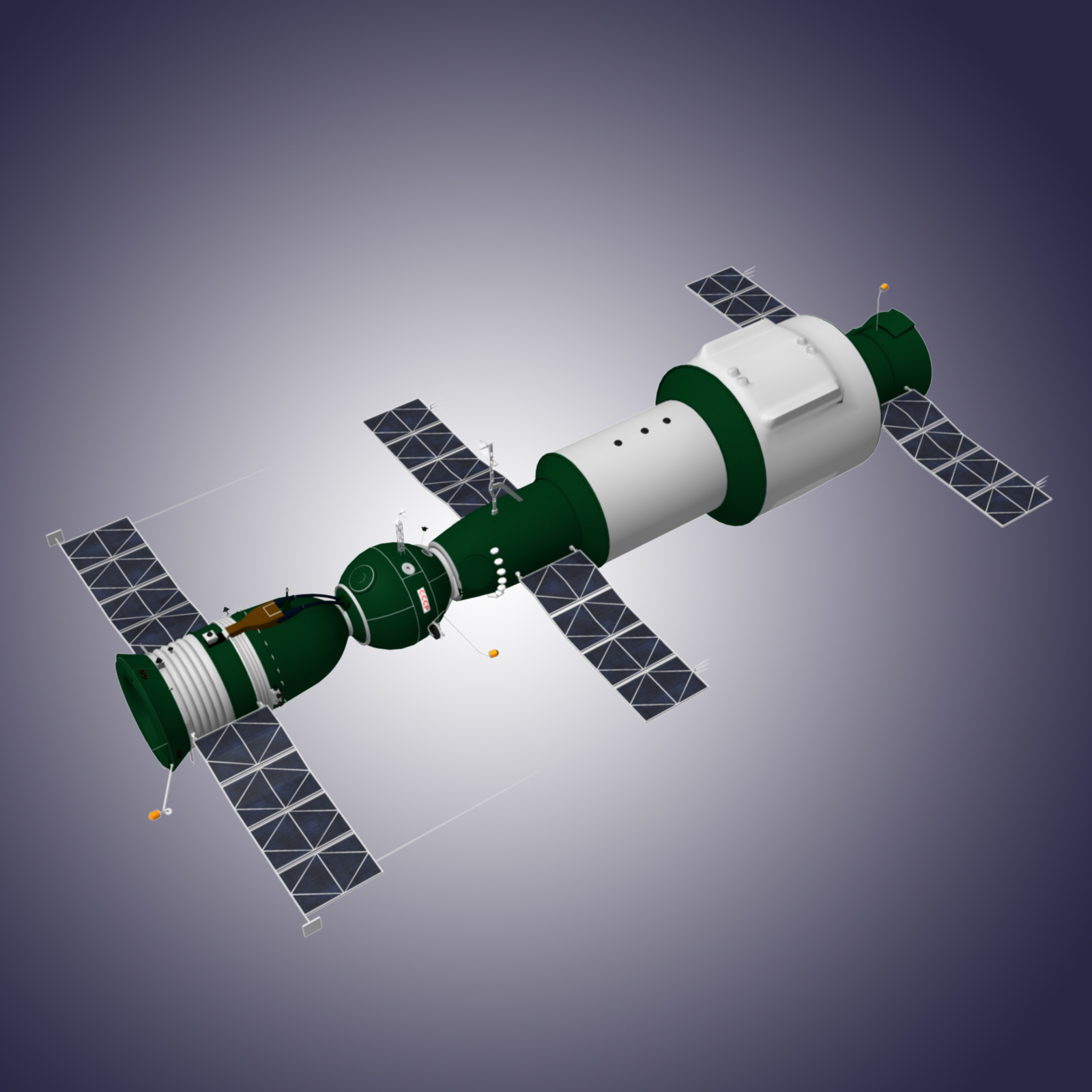 soyuz 1 salyut spacecraft max