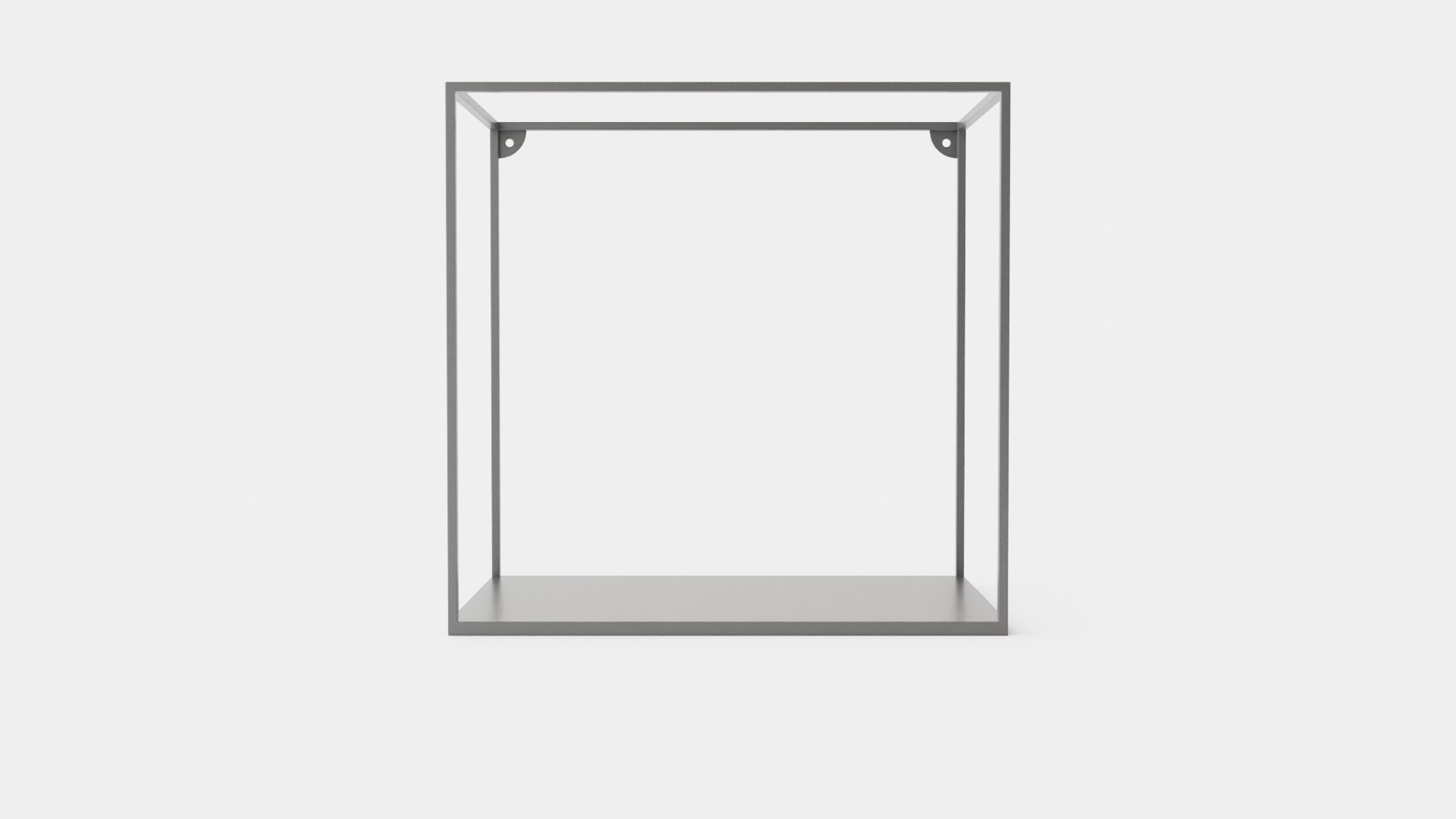 3D Square Wall Shelf Model - TurboSquid 2246675
