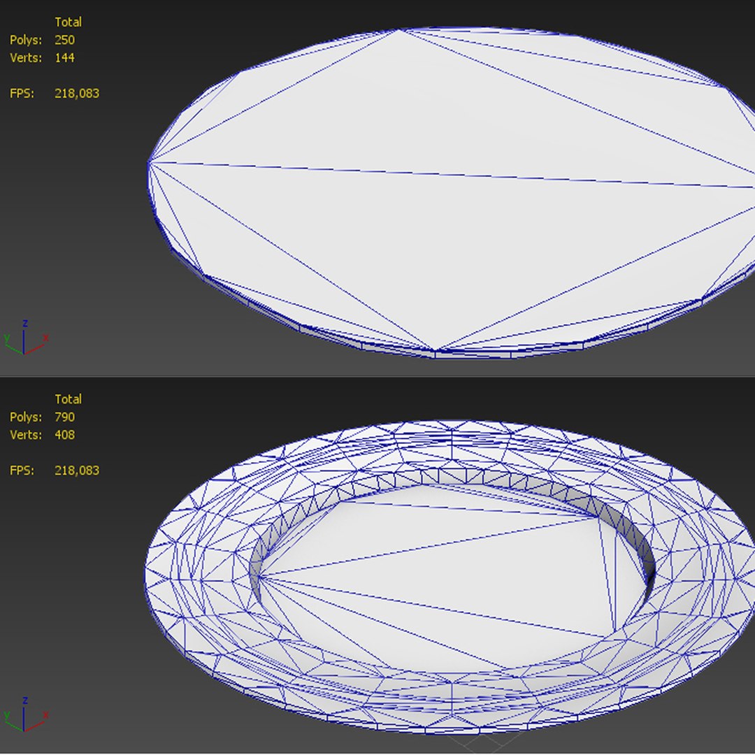 Set Modern Plate Unreal 3d Model