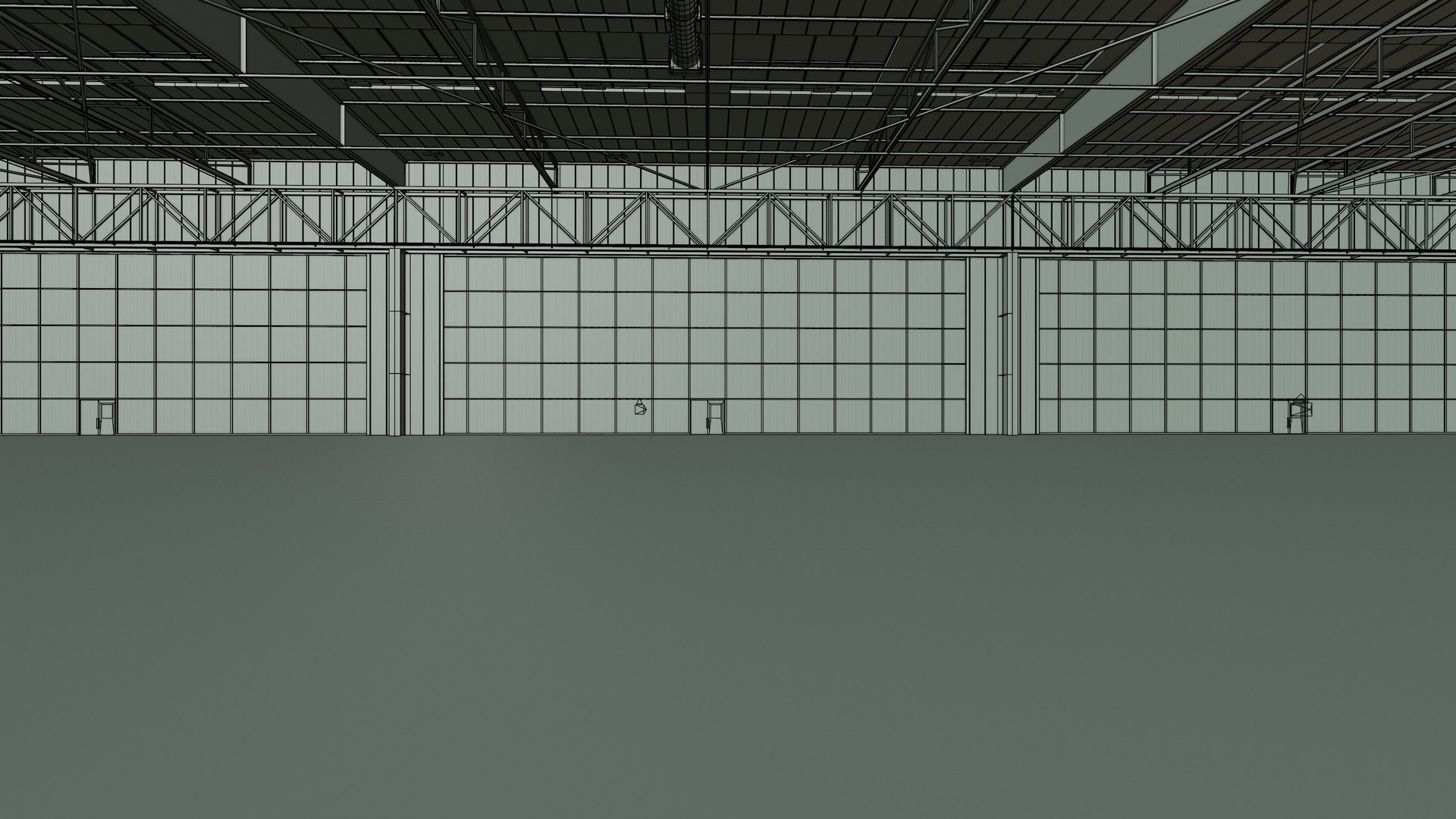 3D Model Airplane Hangar Interior 15 - TurboSquid 2100358