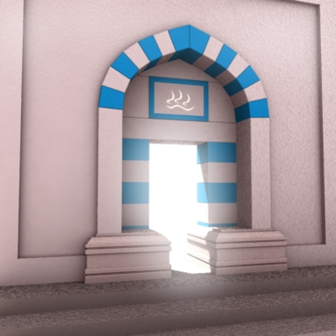 3d Model Of Stone Portal