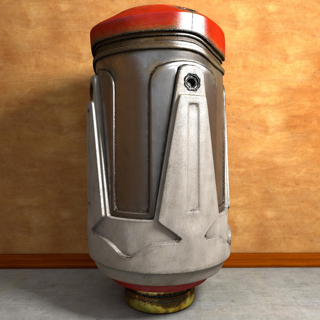 3d battery machine model
