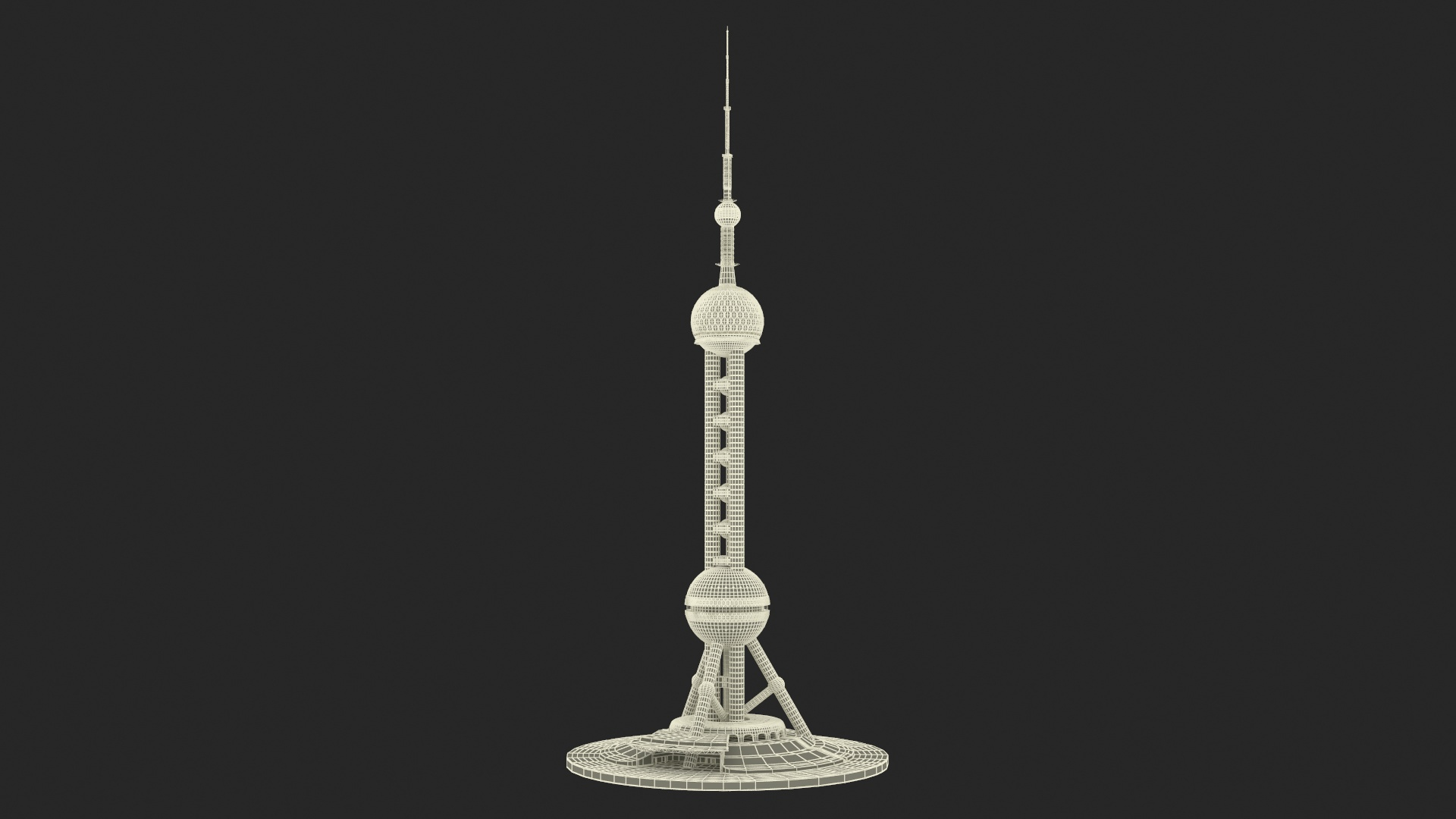 Shanghai Oriental Pearl Tower 3D Model - TurboSquid 2328129