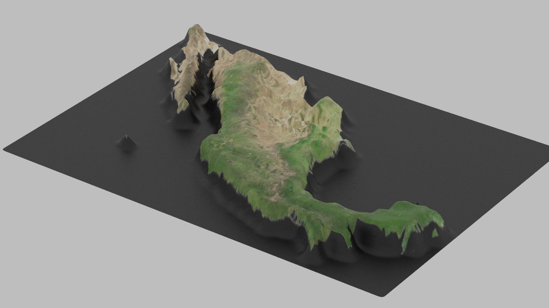 Mexico Map Country 3D Model - TurboSquid 2076250