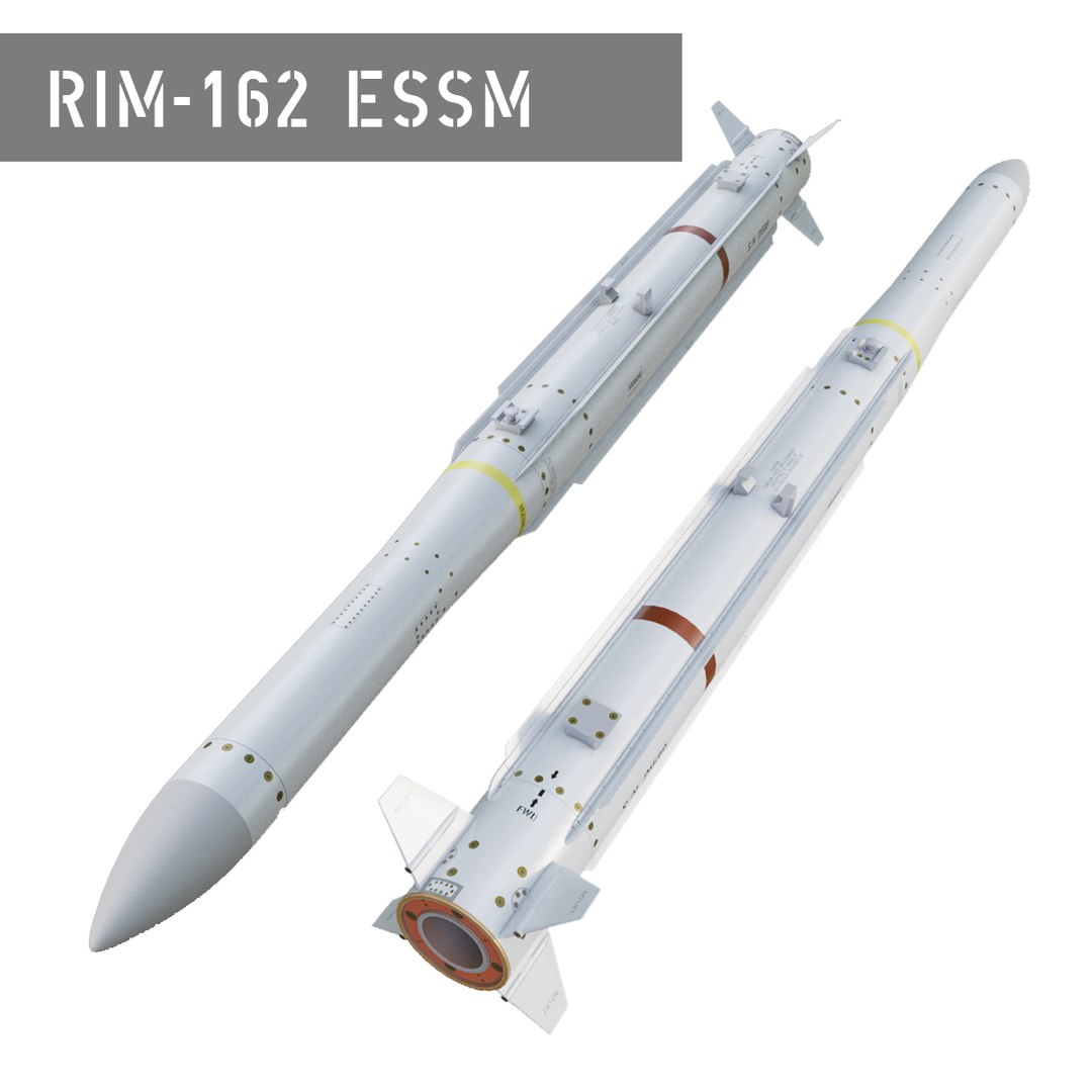 RIM-162 ESSM Modelo 3D - TurboSquid 1971370
