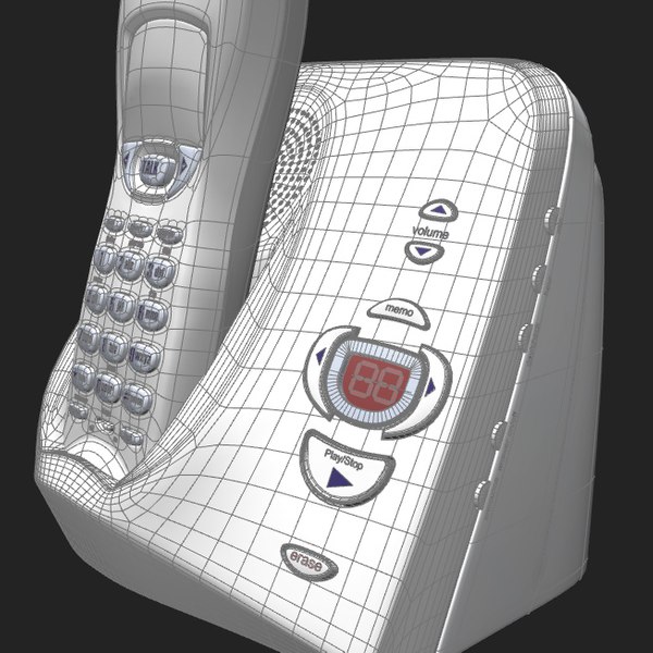 3d cordless telephone model