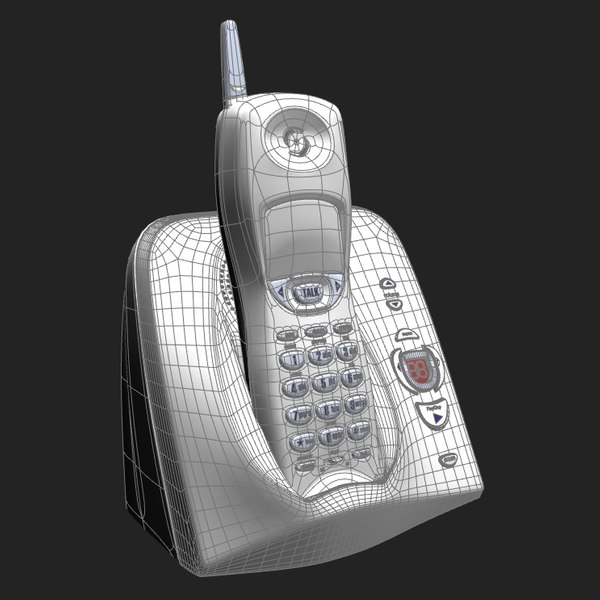 3d cordless telephone model