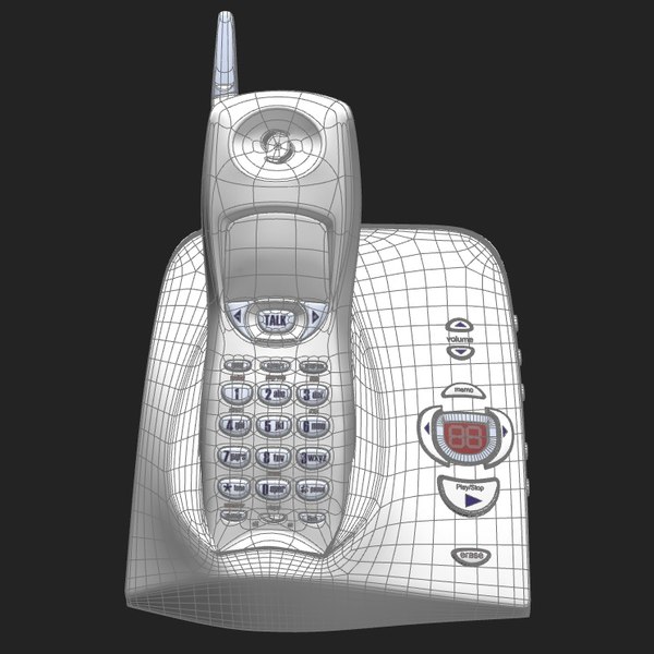 3d cordless telephone model