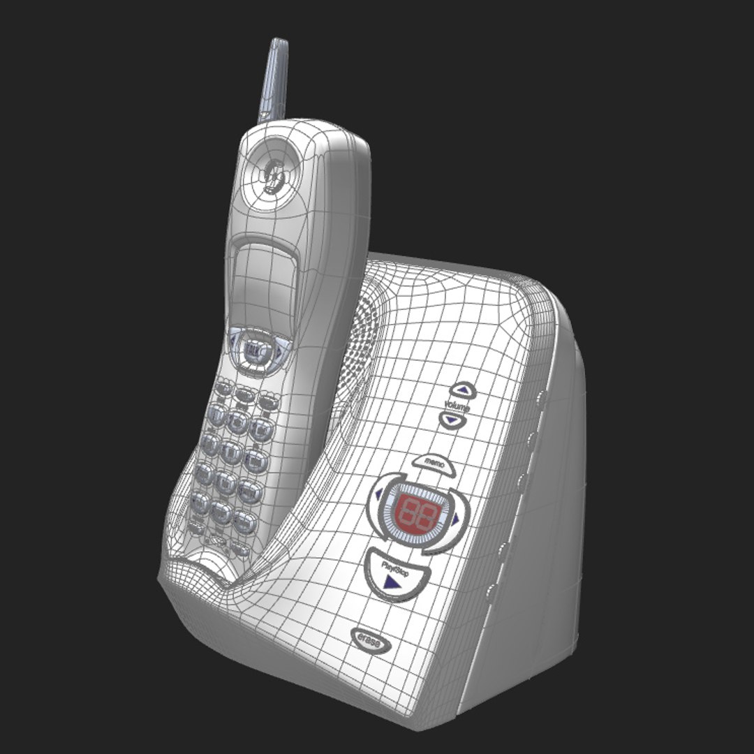 3d Cordless Telephone Model