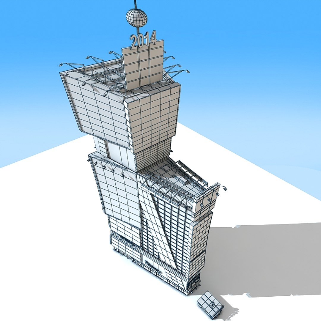 3d Model Cartoon Square