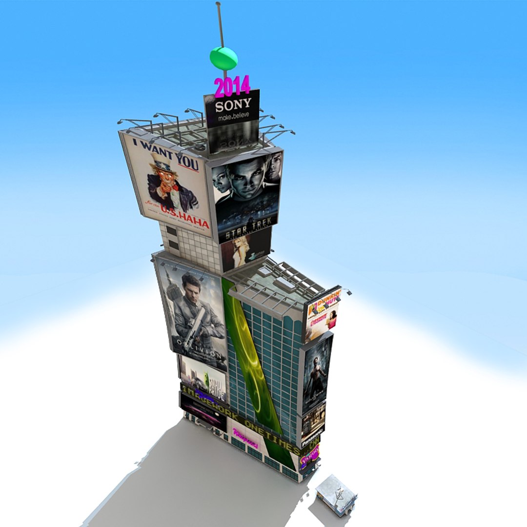 3d Model Cartoon Square