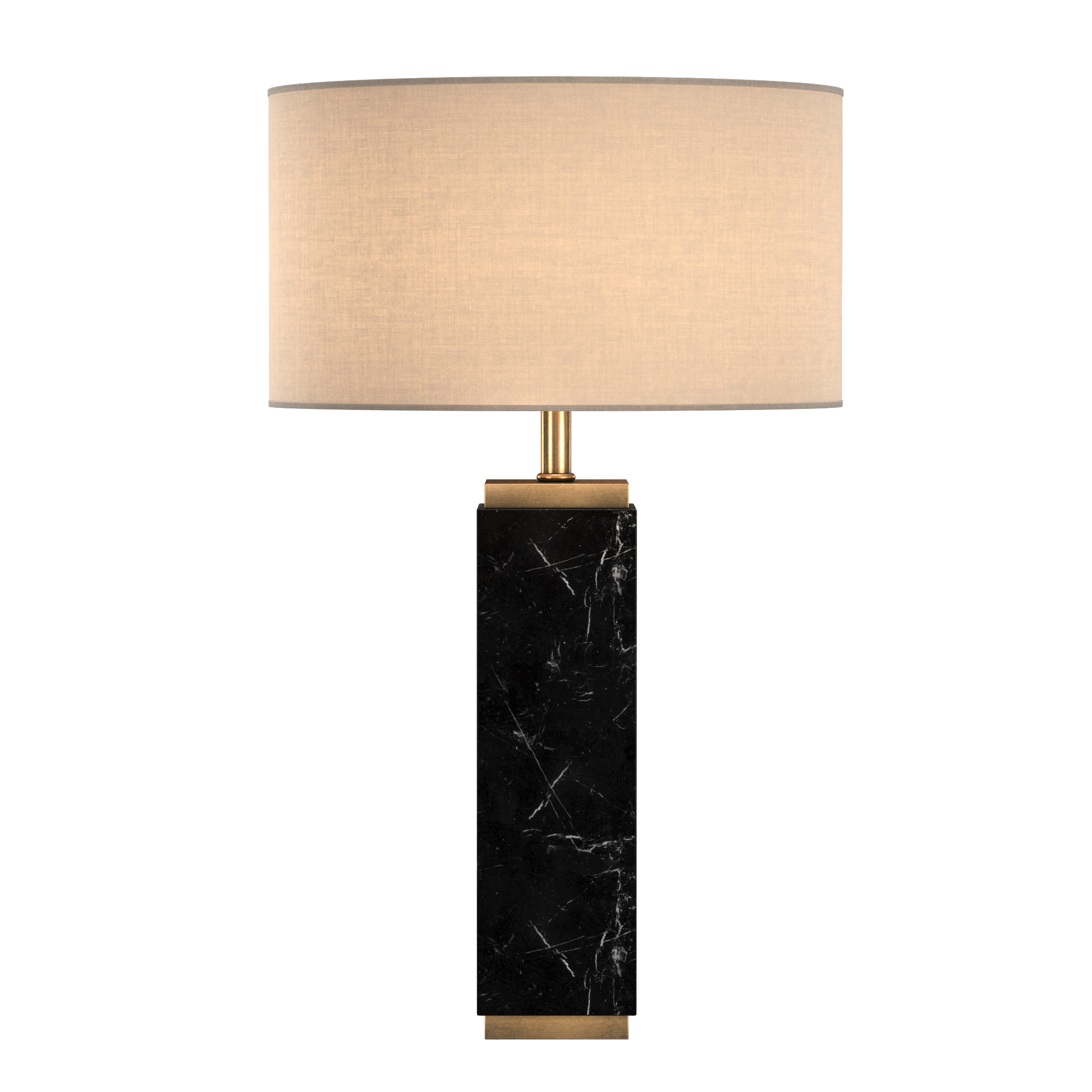 SQUARE COLUMN MARBLE TABLE LAMP 3D model - TurboSquid 1932216