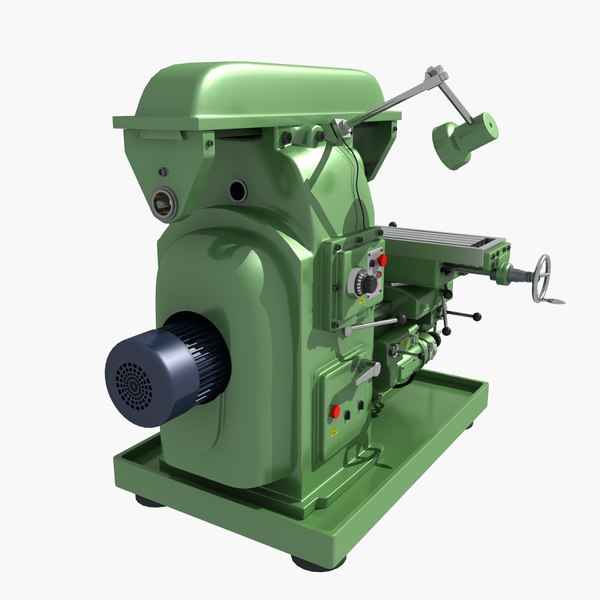 Milling machine model - TurboSquid 1382863