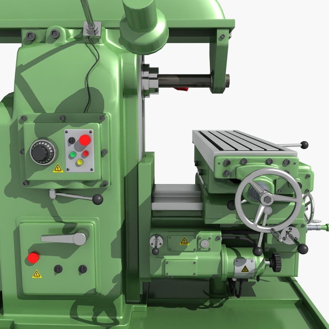 Milling Machine Model - TurboSquid 1382863