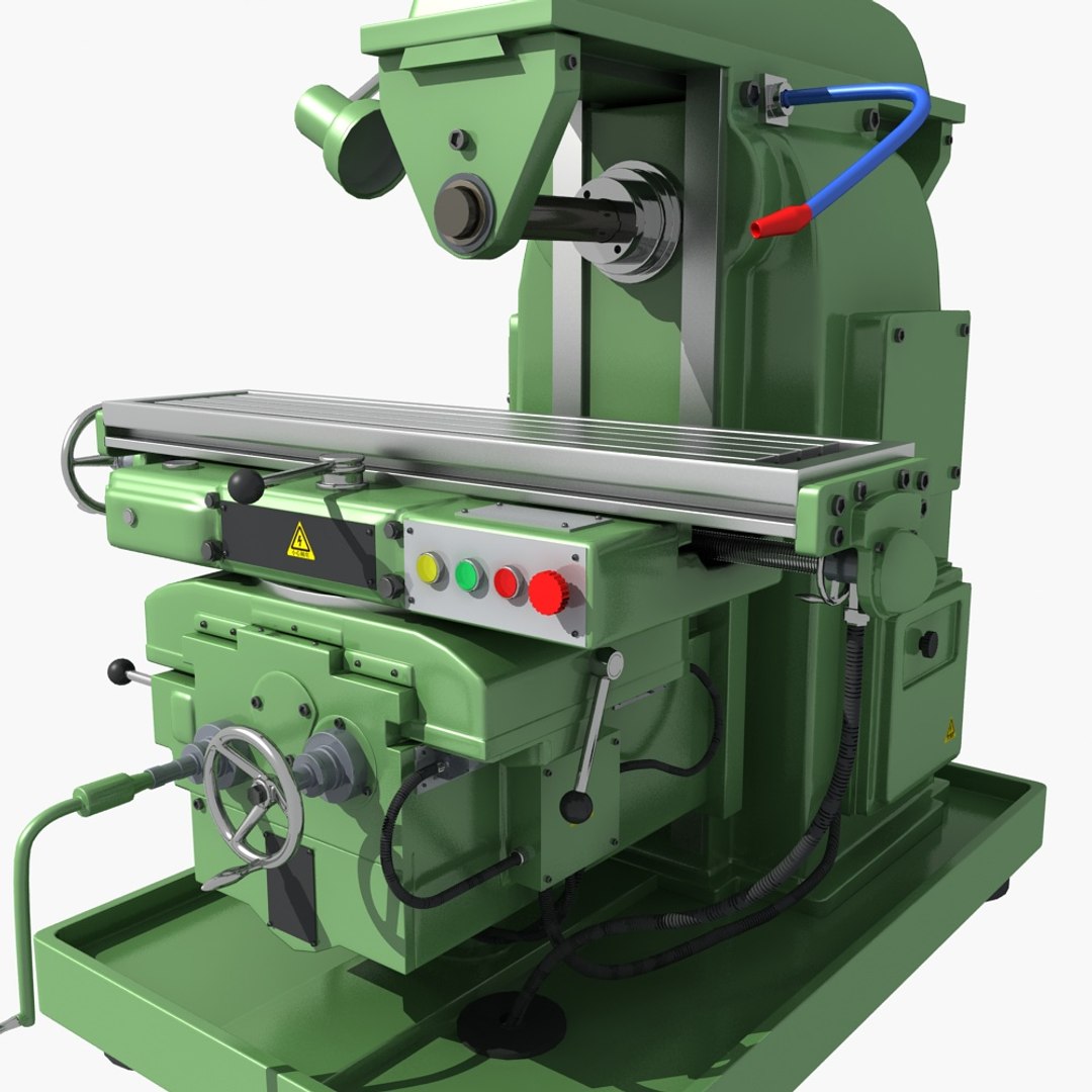 Milling Machine Model - TurboSquid 1382863