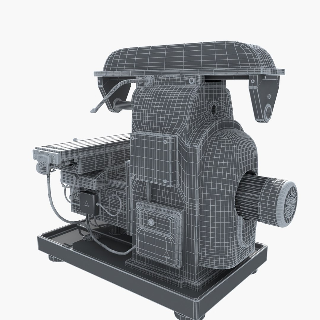 Milling Machine Model - TurboSquid 1382863
