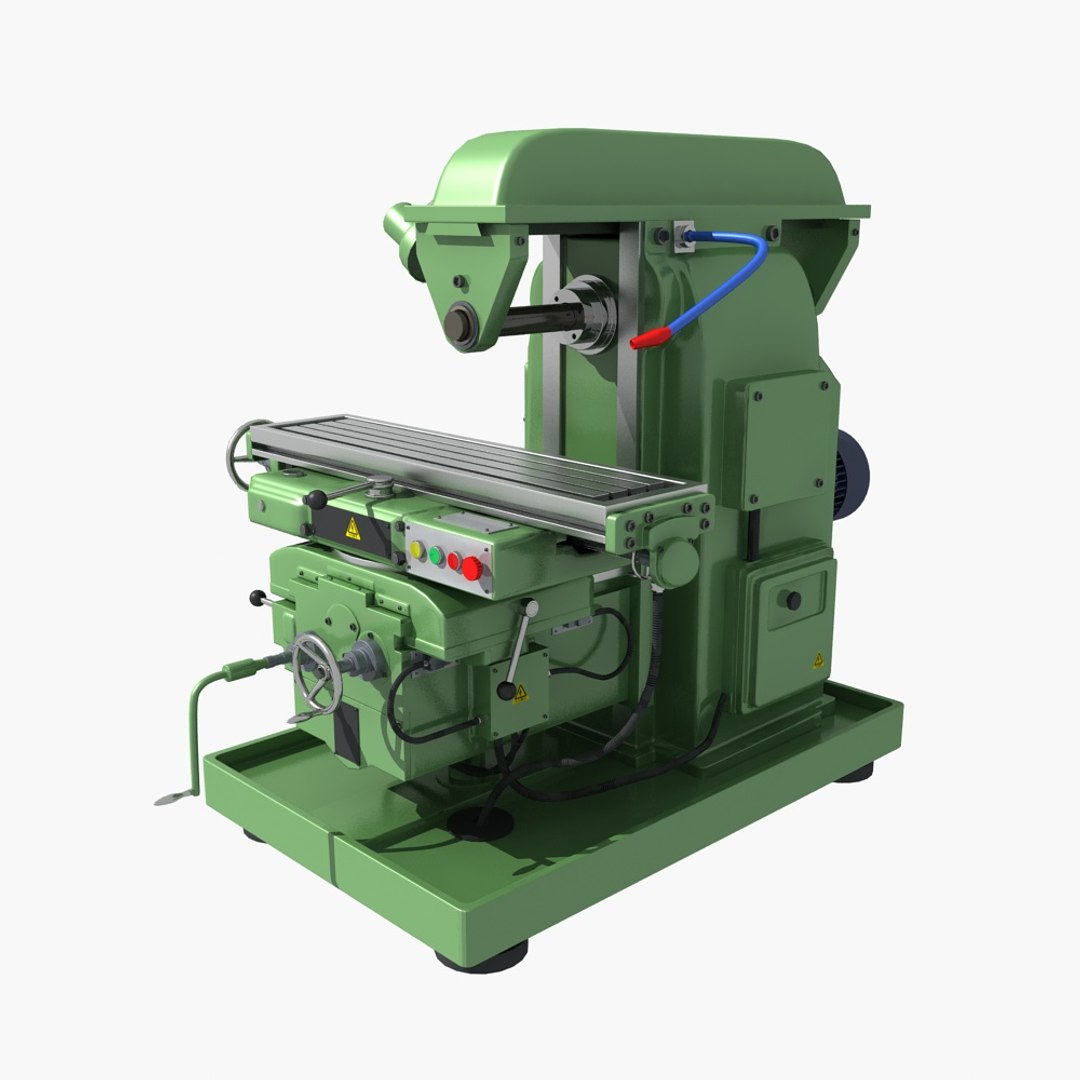 Milling Machine Model - TurboSquid 1382863