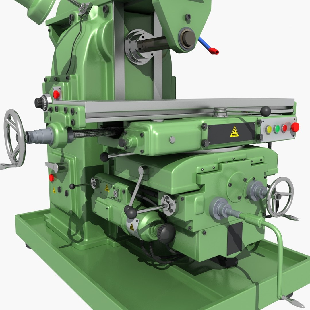 Milling Machine Model - TurboSquid 1382863