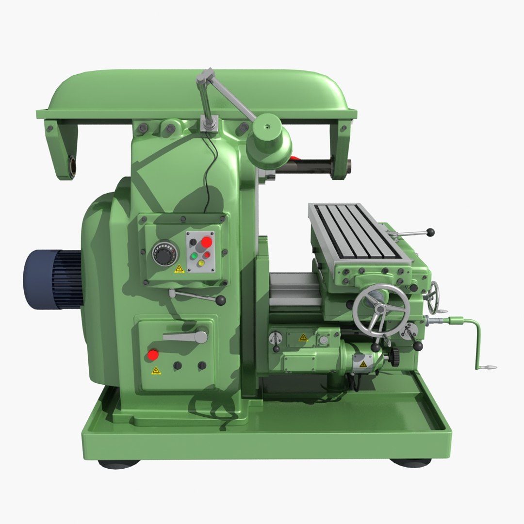 Milling machine model - TurboSquid 1382863