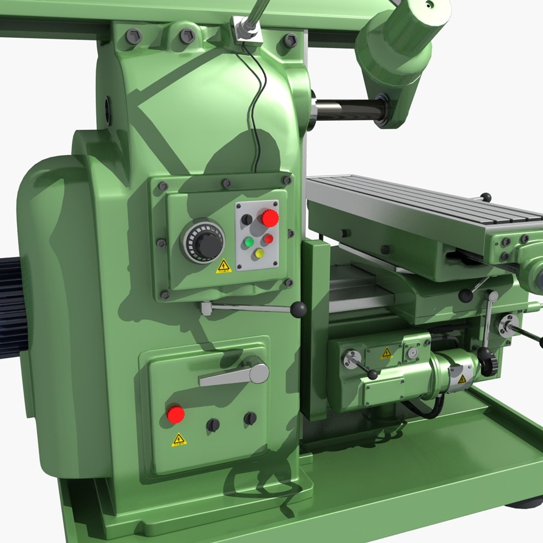 Milling Machine Model - TurboSquid 1382863