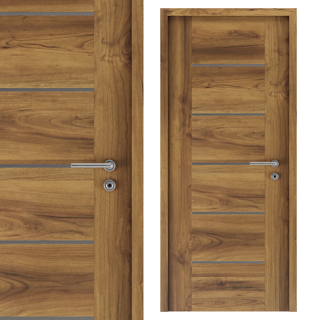 Modern Door Set 012015corona 3D - TurboSquid 1957998