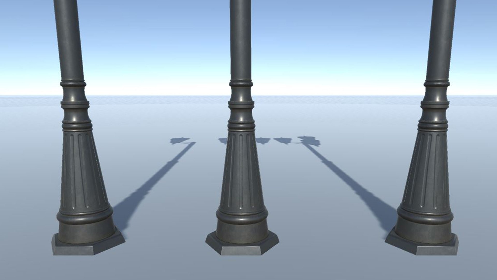 LampPost Set Model - TurboSquid 1932914