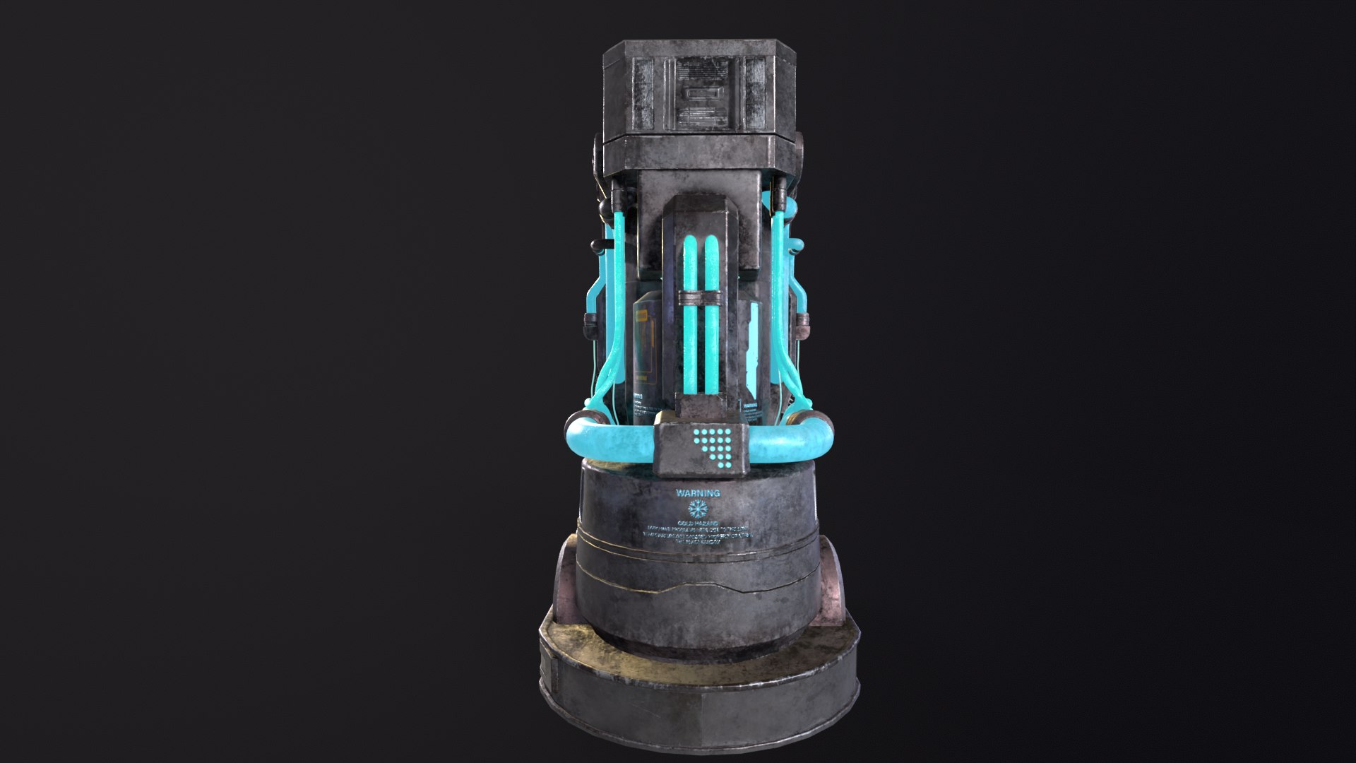 3D Cryopod Stasis Tube - TurboSquid 2198313