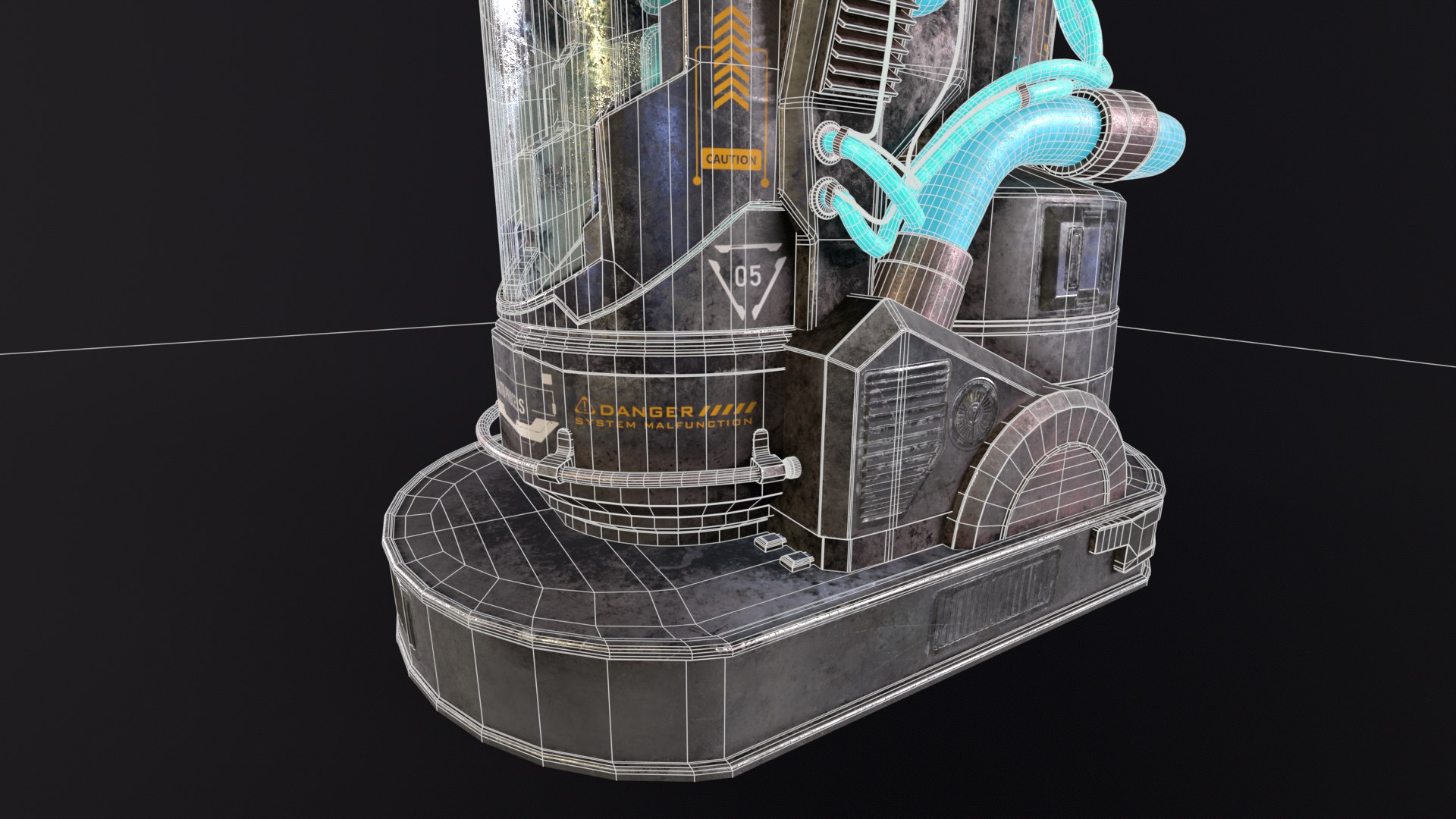 3D Cryopod Stasis Tube - TurboSquid 2198313