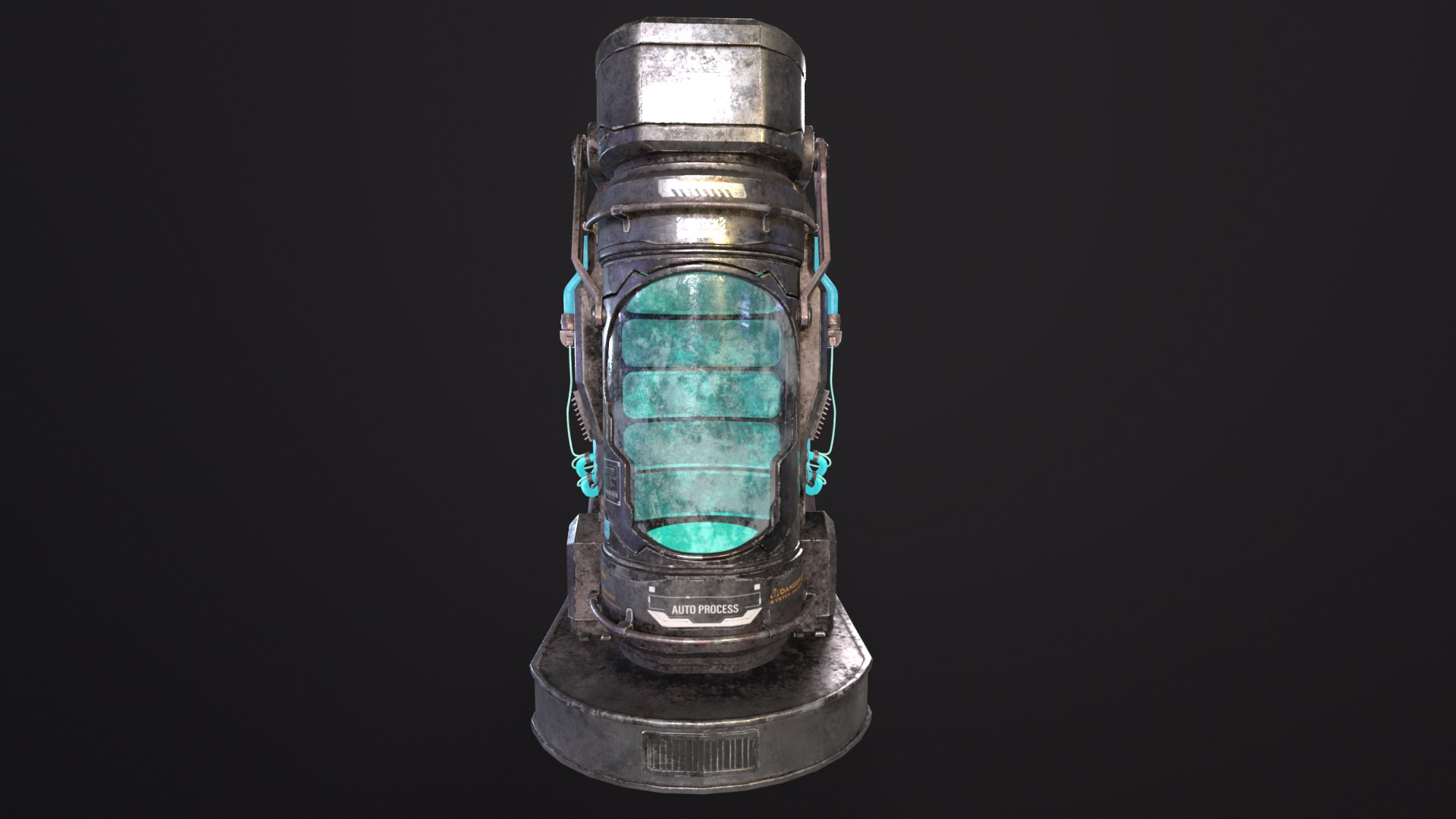 3D Cryopod Stasis Tube - TurboSquid 2198313