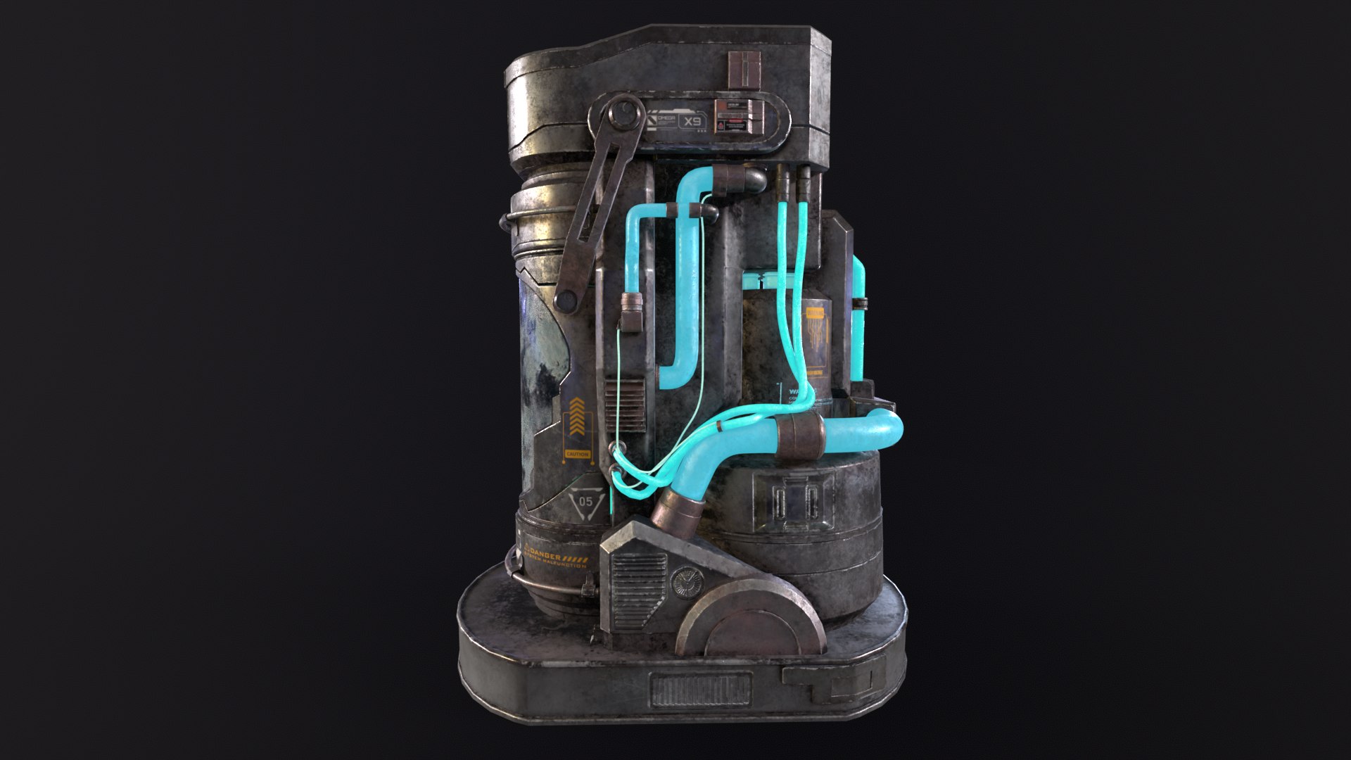 3D Cryopod Stasis Tube - TurboSquid 2198313