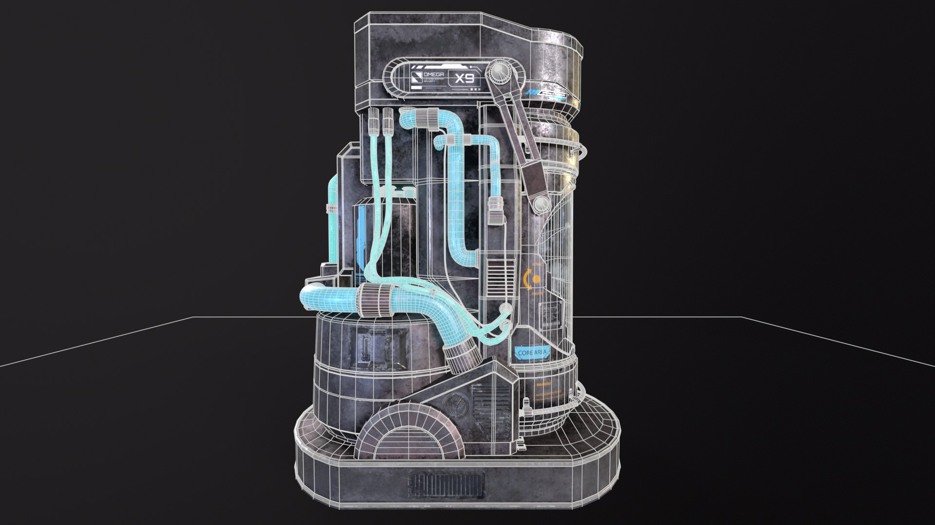 3D Cryopod Stasis Tube - TurboSquid 2198313